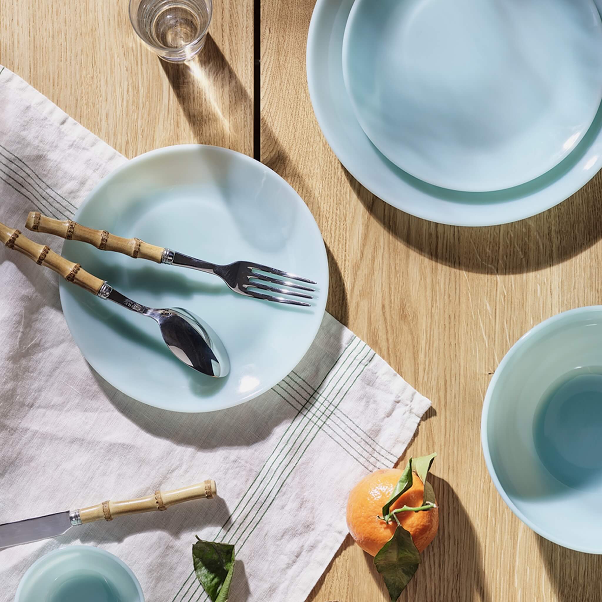 Blue Fog Plate | MILK Tabelware Collection – Lucie Kaas