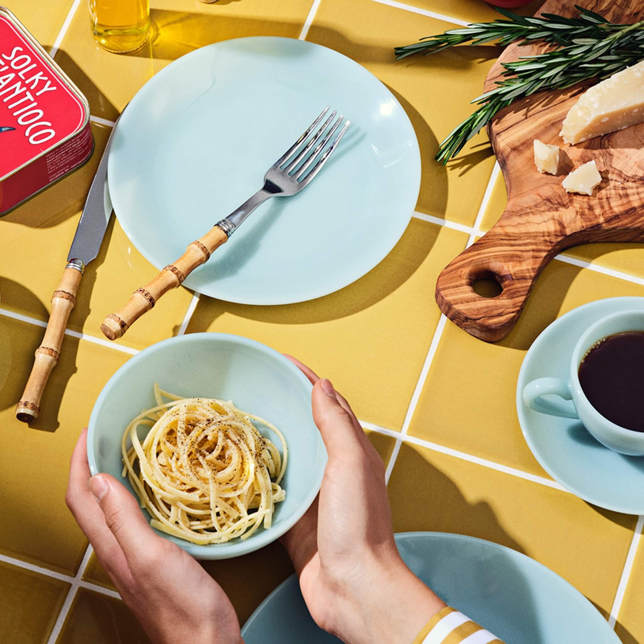 Blue Fog Plate | MILK Tabelware Collection – Lucie Kaas